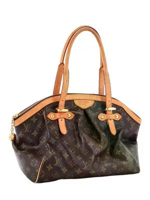 LOUIS VUITTON Tivoli Handbag Monogram Canvas Gm Satchel - Brown