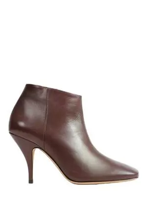 JUDE Credo Square-toe Ankle Boots - Brown