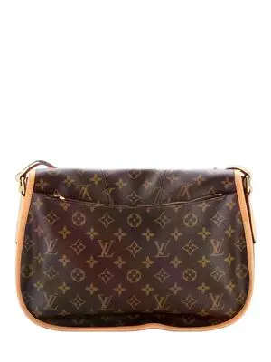 LOUIS VUITTON Menilmontant Handbag Monogram Canvas Mm Crossbody Bag - Brown