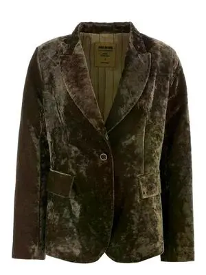UMA WANG Kali Velvet Blazer - Green
