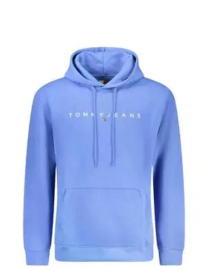 Tommy Hilfiger Logo-detail Cotton Hoodie - Blue