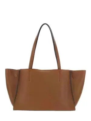 Michael Kors Hamilton Moderne Large Leather Tote Bag - Brown