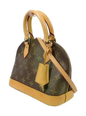LOUIS VUITTON Bb Monogram Alma Tote Bag - Brown
