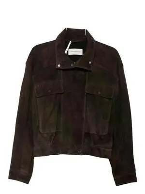 Nour Hammour Quincy Suede Jacket - Brown
