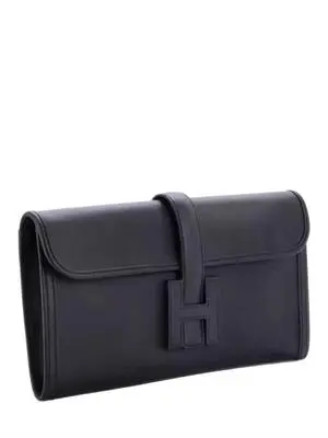 Hermès Jige Elan Swift 29 Clutch Bag - Black