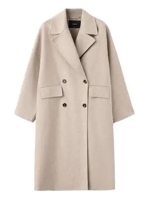 MANGO Picarol Wool Blend Coat