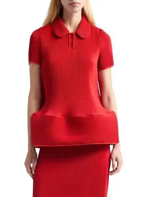 MELITTA BAUMEISTER Ripple Polo - Bold Red