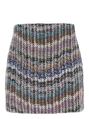 Missoni Missoni Women Multicolor Skirt With Motif And All-Over Sequins In Fabric Women Multicolor