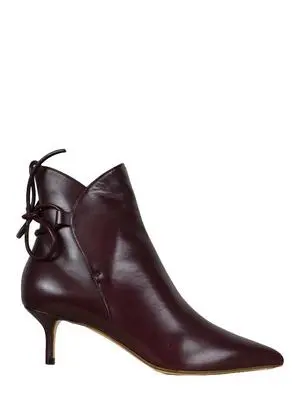 FRANCESCO RUSSO Leather Boots - Red