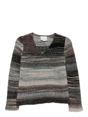 NEERA 20.52 V Neck Sweater Gray