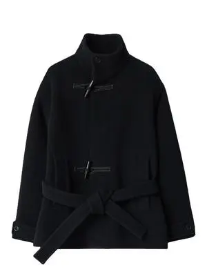LEMAIRE Short Duffle Coat - Black