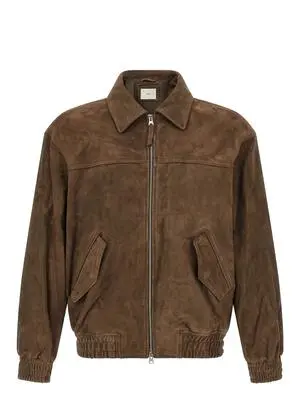 DUNST Suede Blouson - Brown