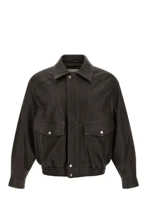 DUNST Vintage Leather Jacket - Brown