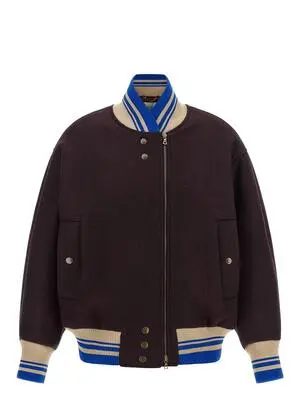 Dries Van Noten Valdi' Bomber Jacket - Purple