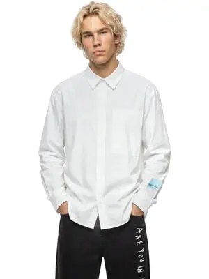 Karl Lagerfeld Klj X Pietro Terzini Boxy Buttoned Shirt - White