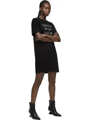 Karl Lagerfeld Klj X Pietro Terzini T-shirt Dress - Black