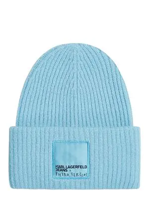 Karl Lagerfeld Klj X Pietro Terzini Beanie - Ocean Current