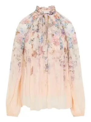 Zimmermann Valiant Billow Blouse - Multicolor