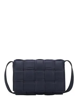 MKF COLLECTION BY MIA K. Blue Ginger Woven Shoulder Bag - Navy Blue
