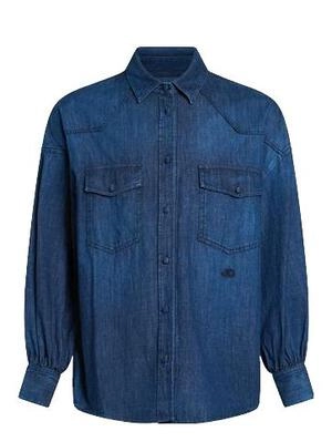 JACOB COHЁN Denim Shirt Size Cotton - Blue