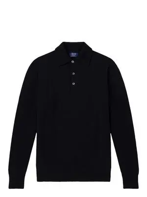 William Lockie William Lockie - Wool Polo Sweater - Men - Black - S Black