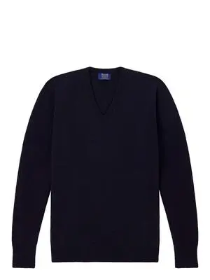 William Lockie Wool Sweater - Navy