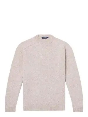 Thom Sweeney Wool-blend Sweater - Neutrals