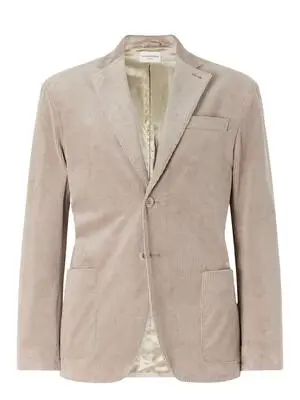 Officine Générale Michel Cotton-blend Corduroy Blazer - Beige