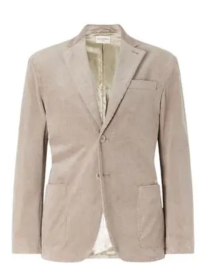 Officine Générale Michel Cotton-blend Corduroy Blazer - Neutrals