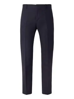 Orlebar Brown Ray Straight-leg Cotton-blend Trousers - Navy