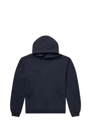 A.PRESSE Cotton-jersey Hoodie - Blue
