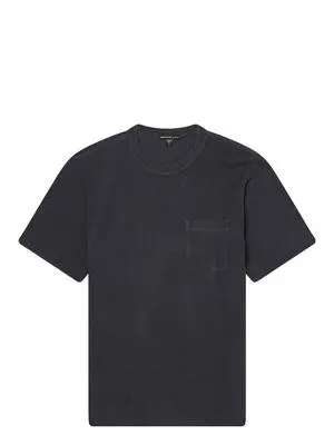 JAMES PERSE Slub Cotton-jersey T-shirt - Black