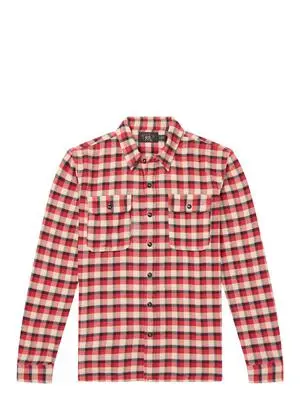 Ralph Lauren Matlock Checked Cotton-flannel Shirt - Red