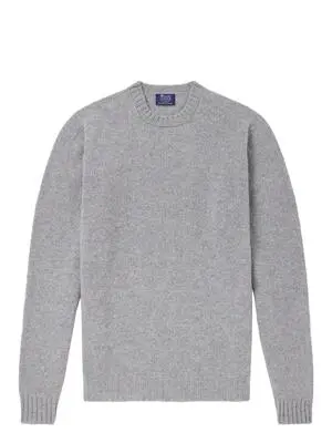 William Lockie Aryan Wool Sweater - Gray