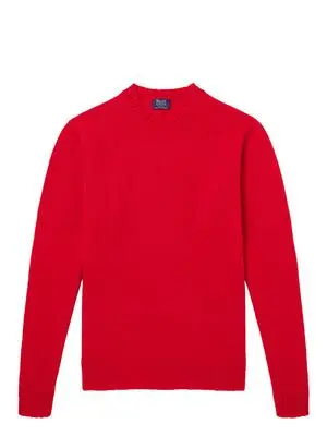 William Lockie Virgin Wool Sweater - Red