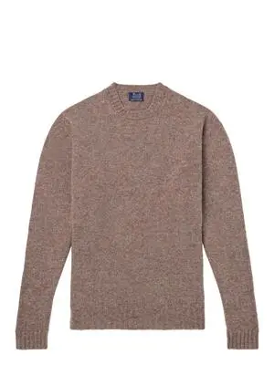 William Lockie Aryan Wool Sweater - Brown