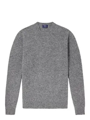 William Lockie Aryan Wool Sweater - Gray