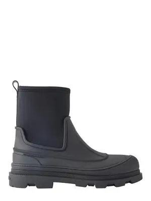 Moncler Vera Pulse Scuba And Rubber Hiking Boots - Black