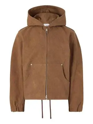 SAGE NATION Duck Cotton-canvas Hooded Blouson Jacket - Brown