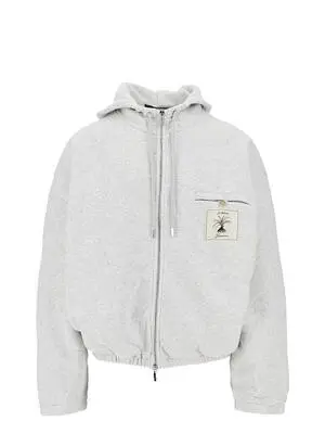 Jacquemus Torneo' Fu-zip Hoodie - Grey