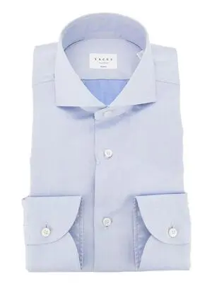 XACUS Cotton Tailor Fit 'travel' Shirt - White