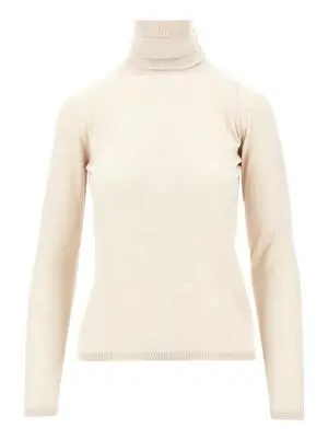 Max Mara Virgin Woo Knitting Turteneck Beige