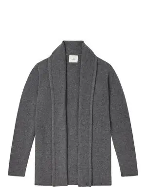 THE ELDER STATESMAN The Elder Statesman - Shawl-Collar Cashmere Cardigan - Men - Gray - S Gray