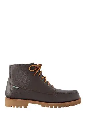 SEBAGO Carter Full-grain Leather Lace-up Boots - Dark Brown