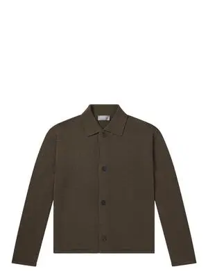 MARGARET HOWELL Merino Wool Cardigan - Green