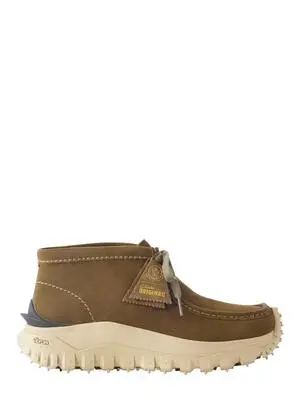 Moncler Clarks Trailgrip Wallabee Gtx Suede Hiking Boots - Brown