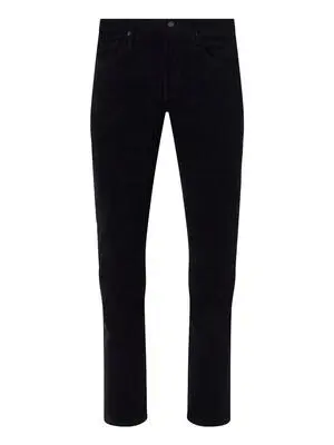 TOM FORD Slim-fit Cotton-blend Corduroy Trousers - Black
