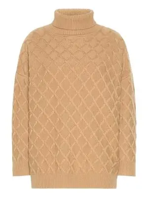 Max Mara Wool-cashmere Sweater - Beige