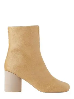 MAISON MARGIELA Calf Hair Ankle Boots Neutrals