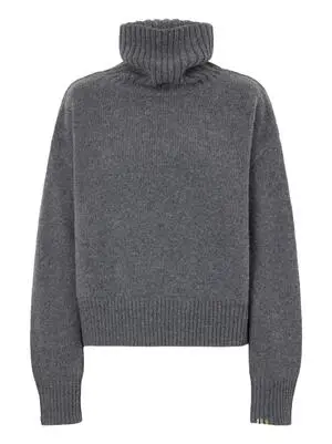Extreme Cashmere Crop Xtra Cashmere Turtleneck - Gray
